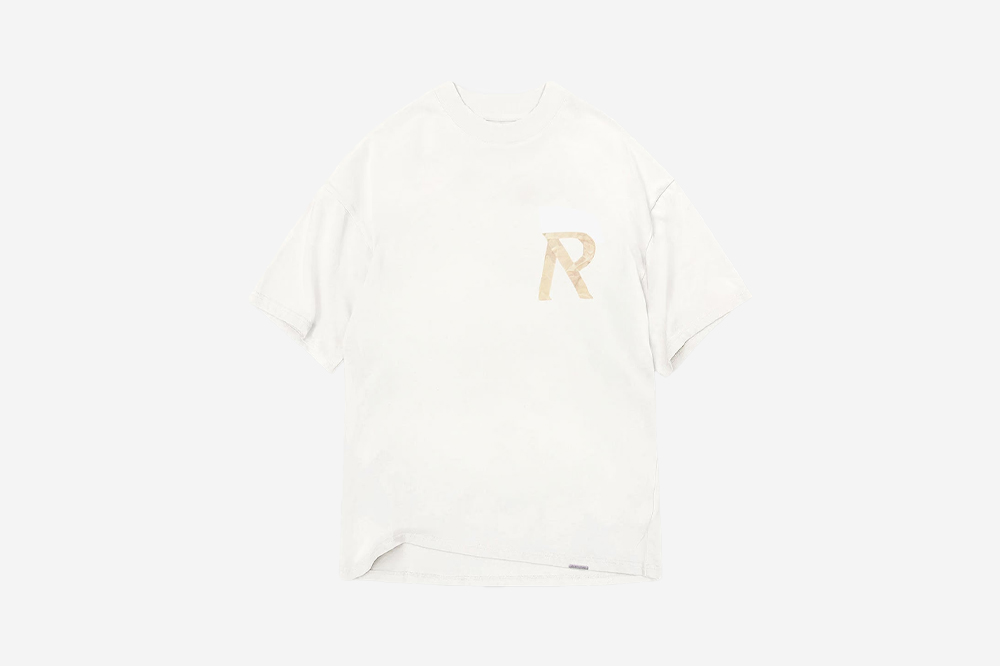 리프레젠트 마스킹 테이프 이니셜 티셔츠 플랫 화이트 - 24FW | Represent | KREAM