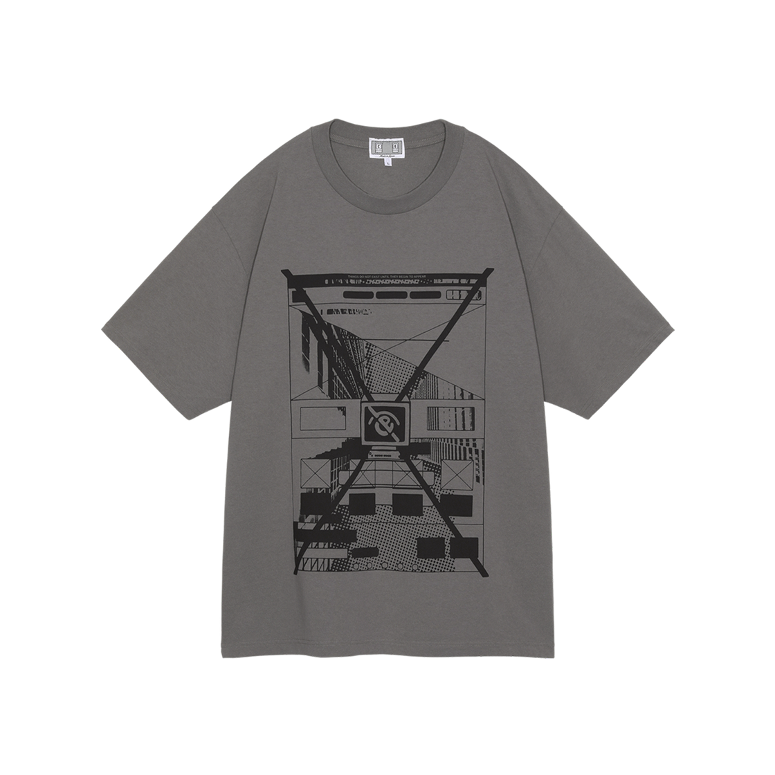 카브엠트 MD 콘텐츠 커렉티드 티셔츠 차콜 - 24FW | Cav Empt | KREAM