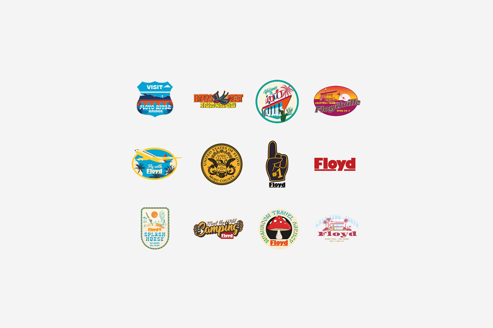 플로이드 스티커 세트 멀티 컬러 | Floyd | KREAM