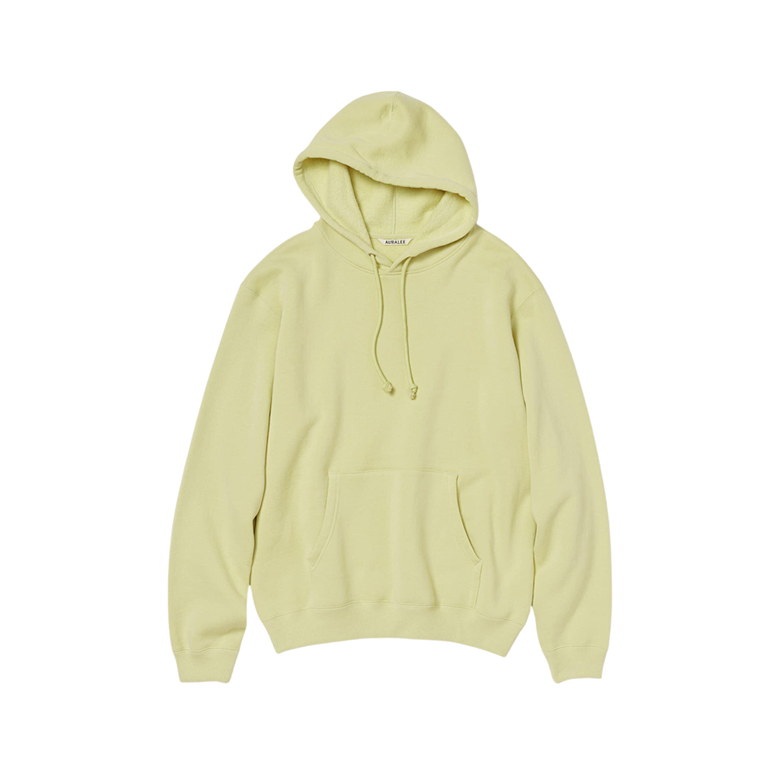 오라리 스무스 소프트 스웨트 P/O 파카 라이트 라임 | Auralee | KREAM