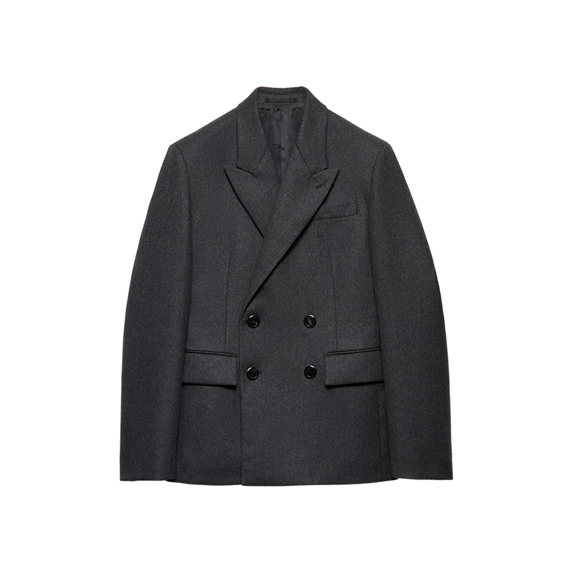 프라다 더블브레스티드 울 자켓 슬레이트 그레이 | Prada | KREAM