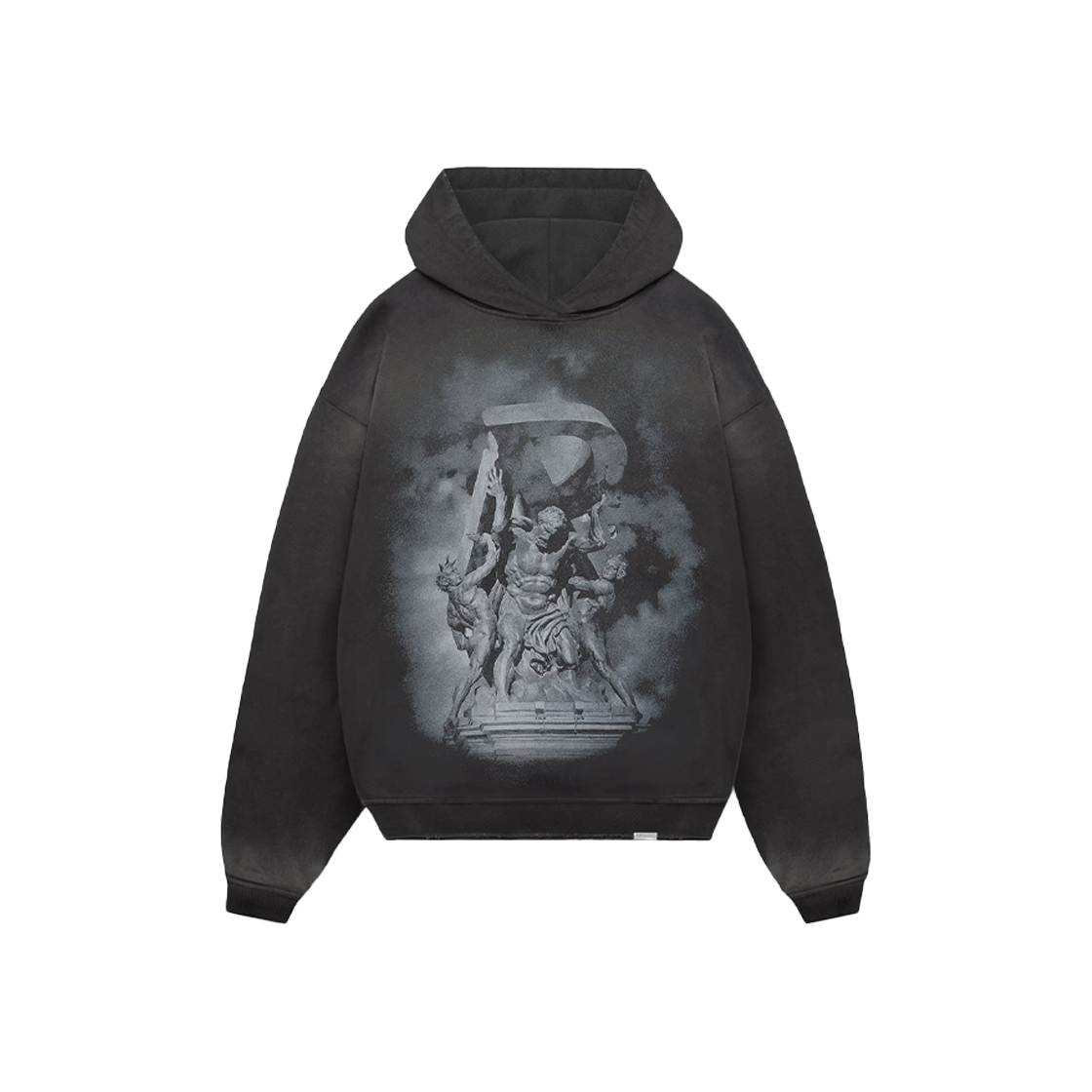 리프레젠트 아틀라스 후디 스테인 블랙 - 24FW | Represent | KREAM