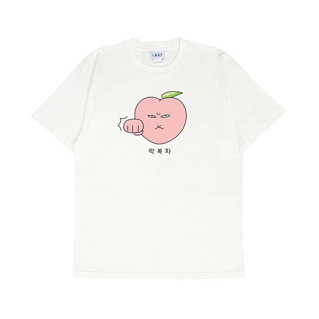 얼렁뚱땅 상점 x 큐새 딱복파 티셔츠 화이트 | ULDD | KREAM