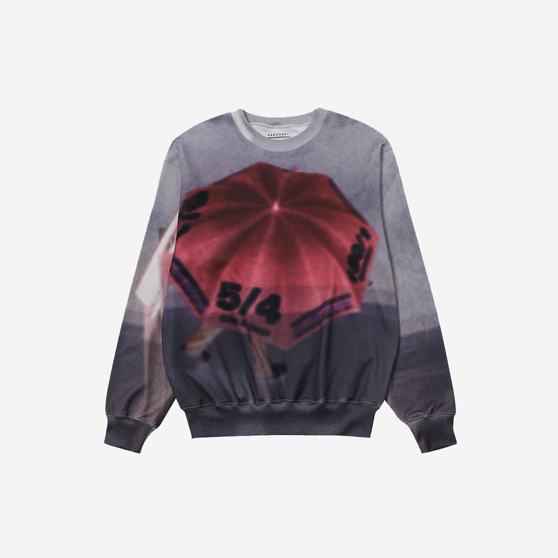 씬 우먼 엄브렐라 니트 스웻셔츠 버건디 | SEEN | KREAM