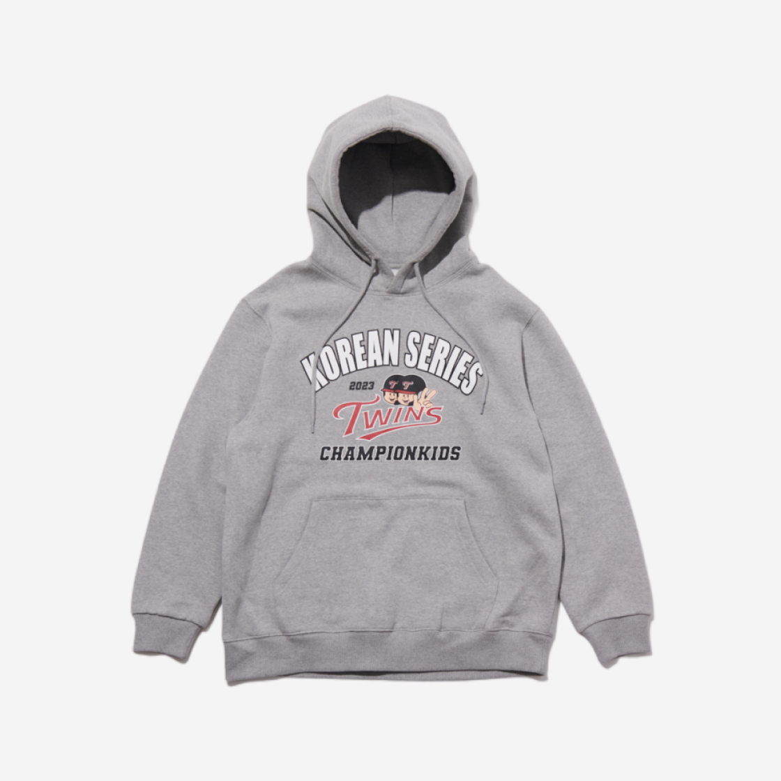 빠더너스 x LG 트윈스 챔피온키즈 후드 그레이 | BDNS-LG TWINS | KREAM
