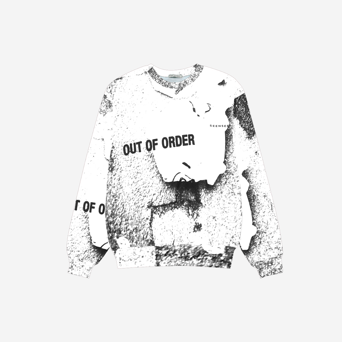 씬 우먼 아웃 오브 오더 니트 스웻셔츠 화이트 | SEEN | KREAM