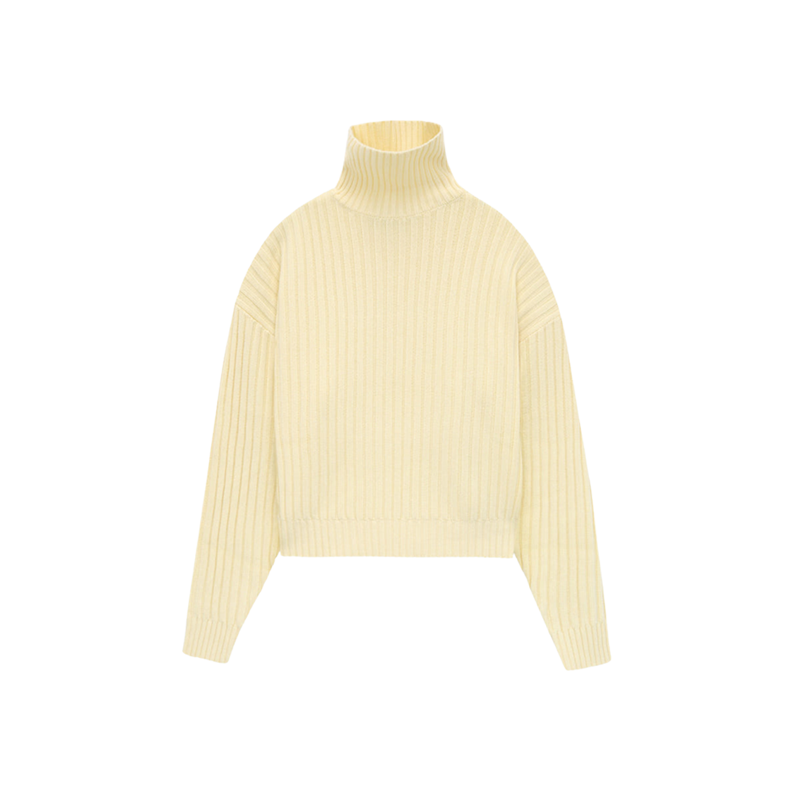 (W) 에센셜 터틀넥 가든 옐로우 - 24SS | Essentials | KREAM