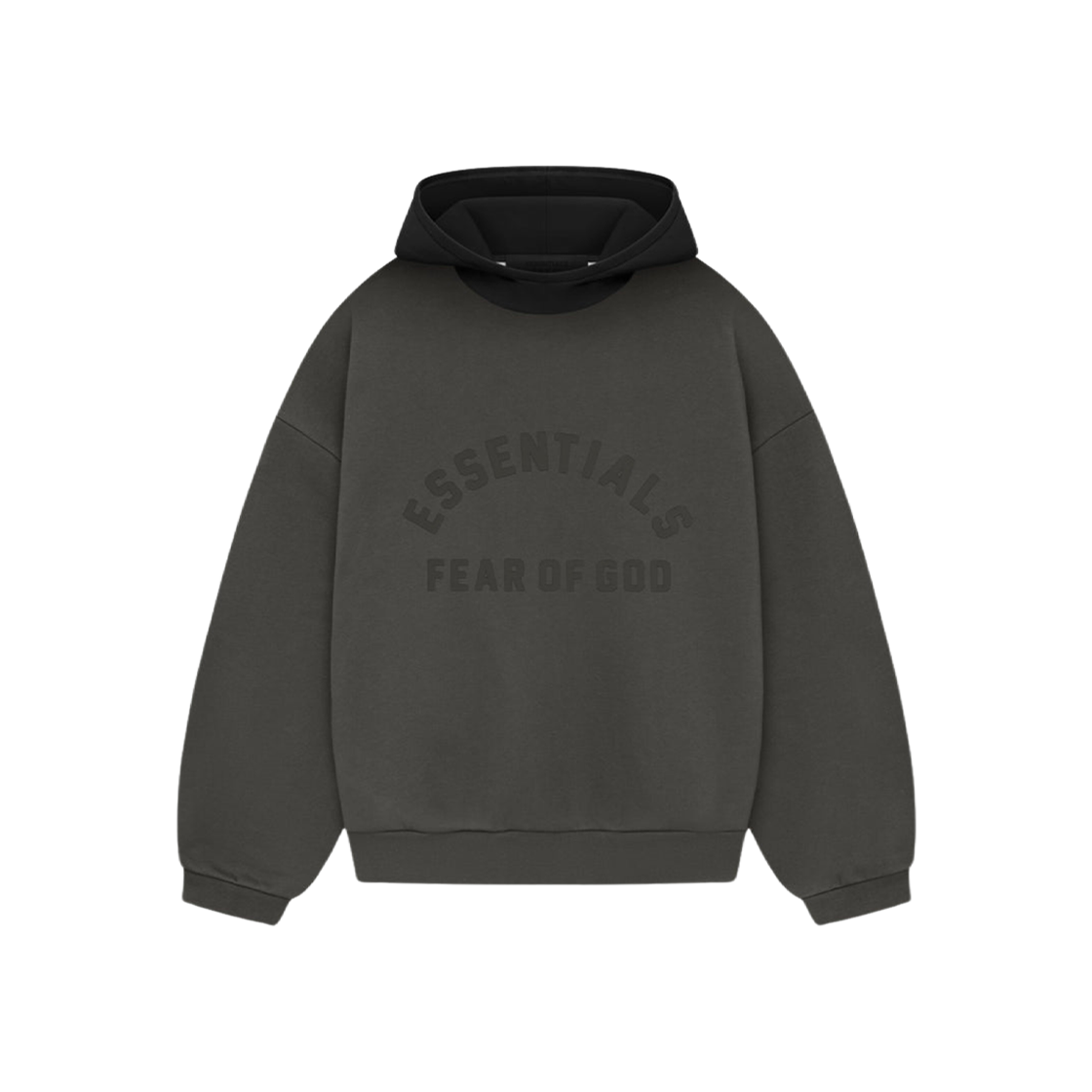 에센셜 나일론 플리스 후드 잉크 제트 블랙 - 24SS | Essentials | KREAM