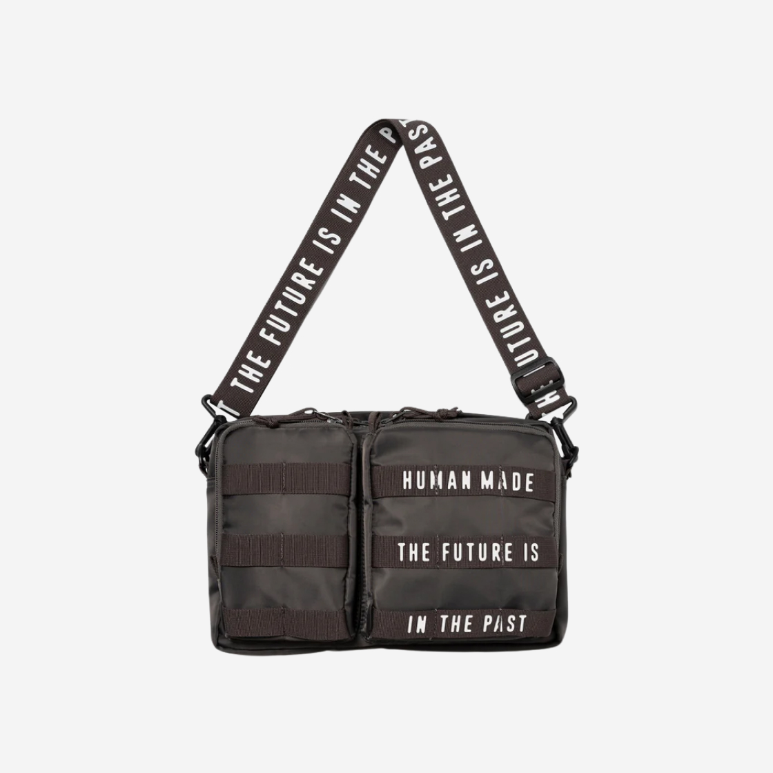 휴먼 메이드 밀리터리 파우치 라지 그레이 | Human Made | KREAM