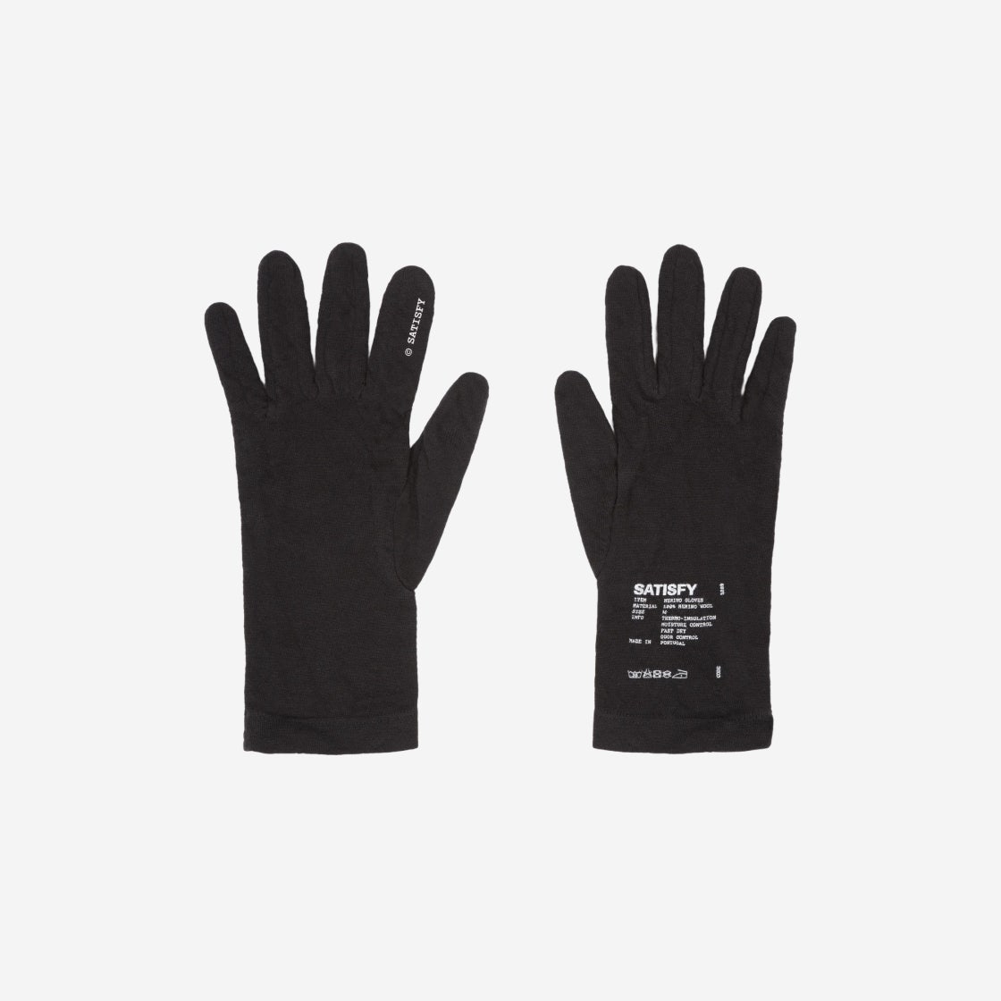 새티스파이 클라우드메리노 라이너 글러브 블랙 | Satisfy | KREAM