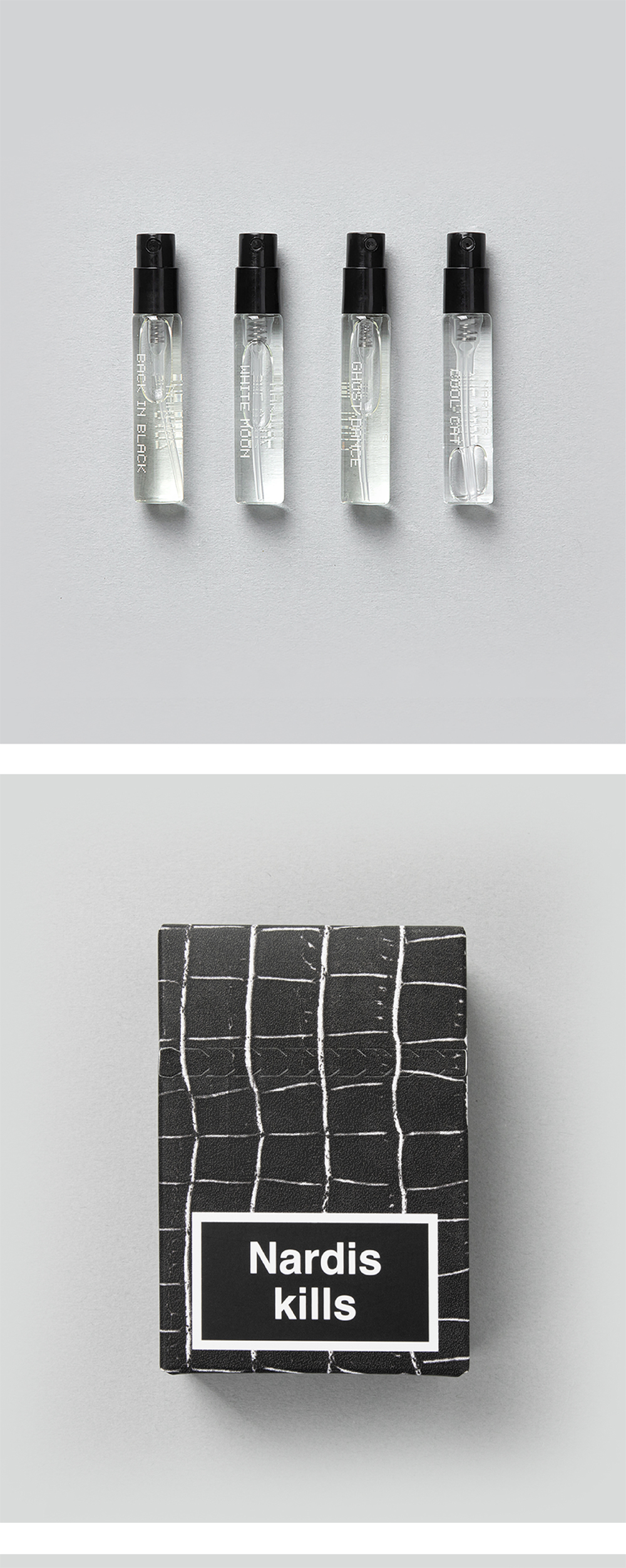 나디스 퍼퓸 디스커버리 세트 크로커다일 패키지 3ML*4 | Nardis | KREAM