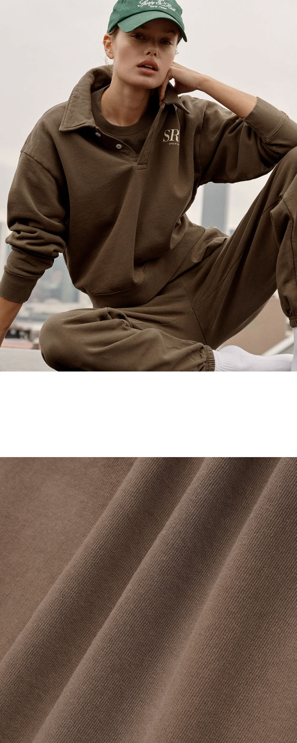 스포티 앤 리치 어퍼 이스트 사이드 스웻팬츠 얼그레이 | Minority | KREAM