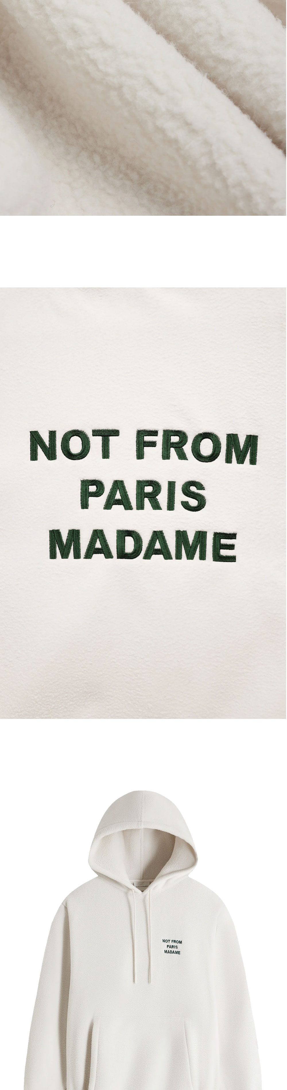 드롤 드 무슈 르 후디 폴레르 슬로건 | Minority | KREAM