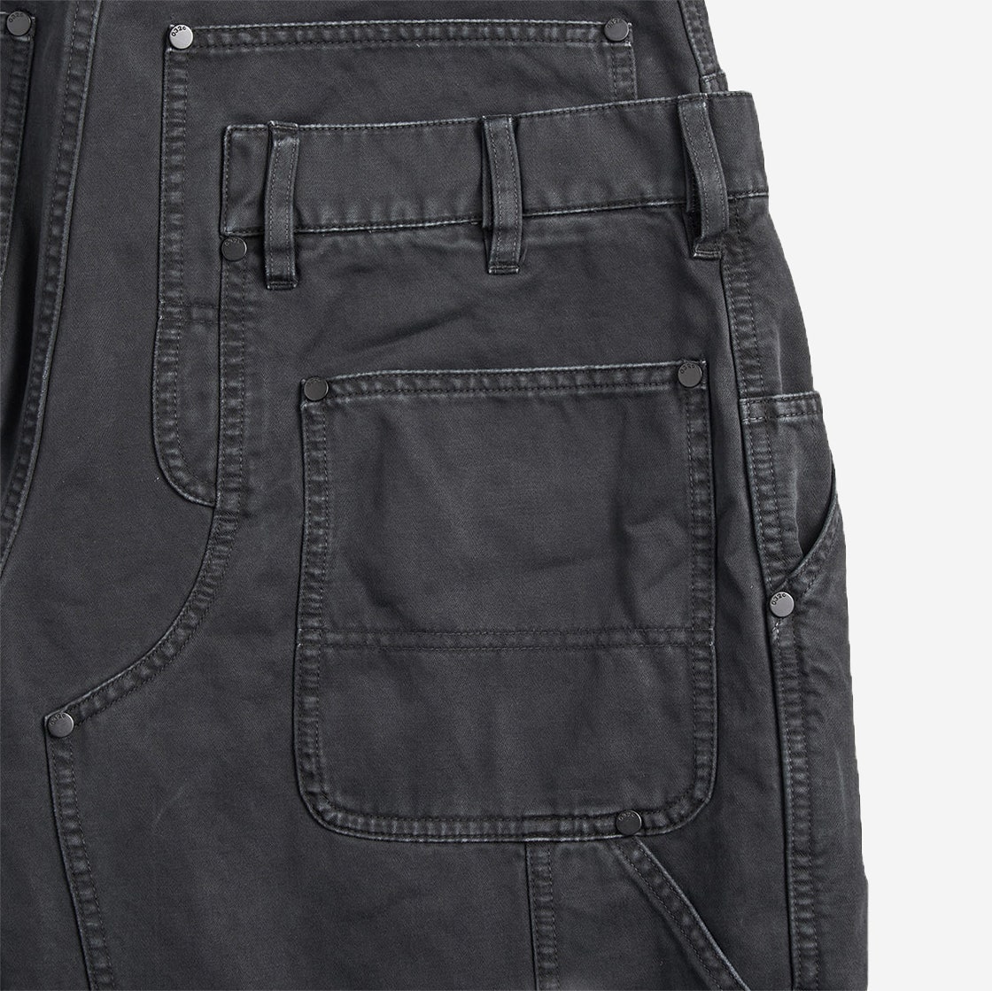 032C 더블 시프트 유틸리티 트라우져 워시드 그레이 | Minority | KREAM