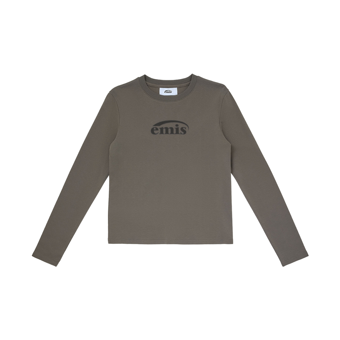 (W) 이미스 블러드 로고 티셔츠 카키 | Emis | KREAM