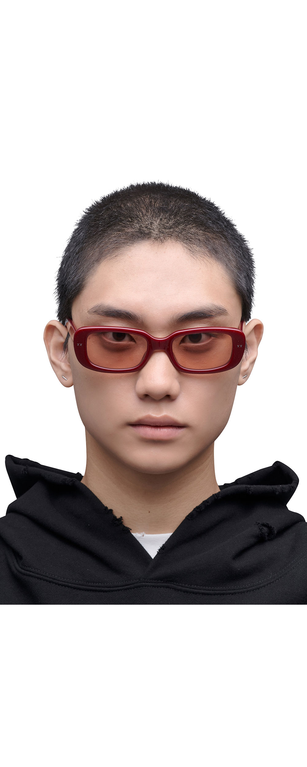 렉솔라 에바 선글라스 레드 피치 | Minority | KREAM