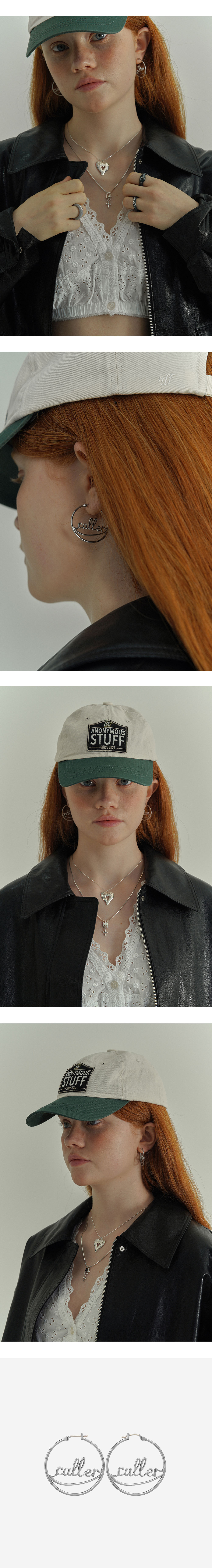 엔프프 실버 콜러 후프 이어링 | Nff | KREAM