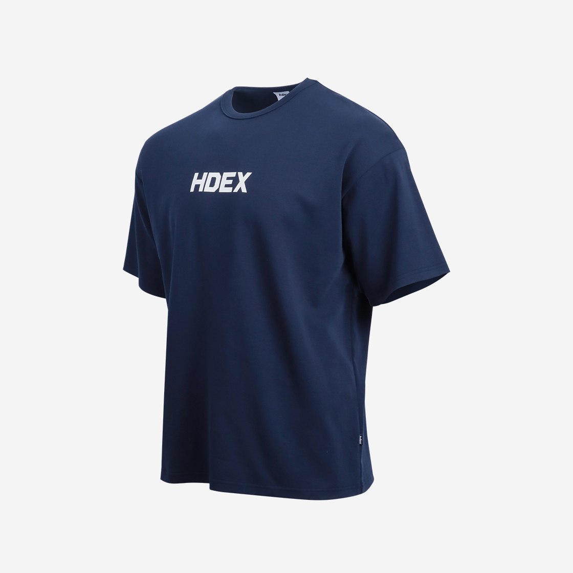 에이치덱스 메인로고 오버핏 반팔티 네이비 | HDEX | KREAM