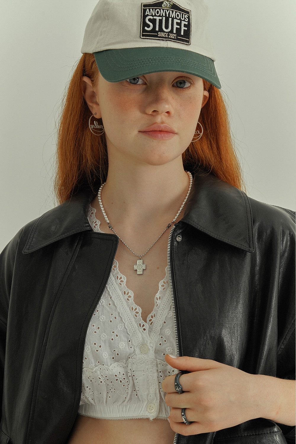 엔프프 실버 콜러 후프 이어링 | Nff | KREAM