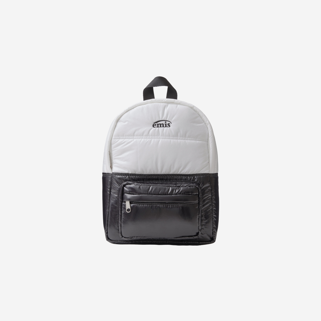 이미스 글로시 패디드 미니 백팩 화이트 | Emis | KREAM