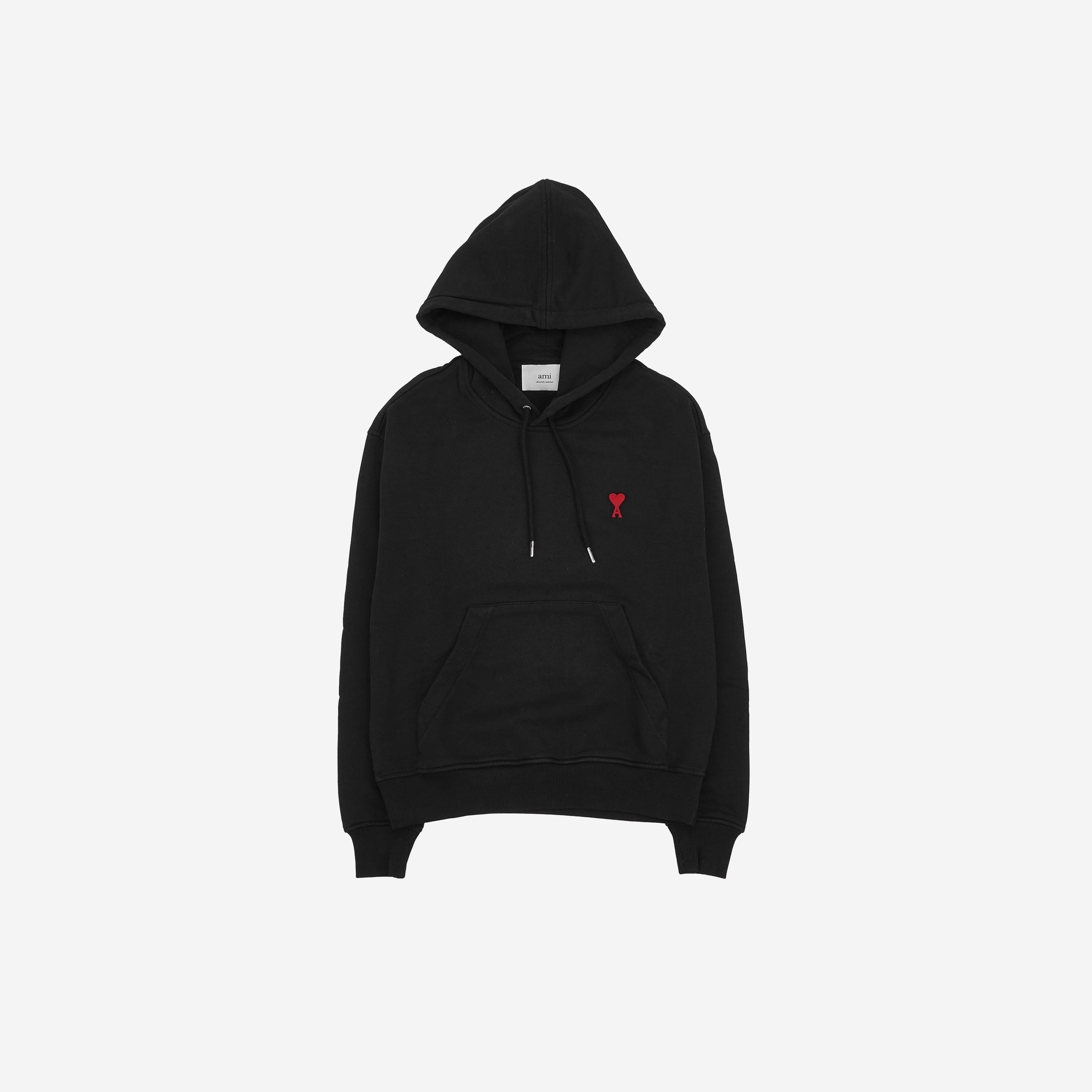 아미 스몰 하트 로고 후드 블랙 - 22SS | KREAM