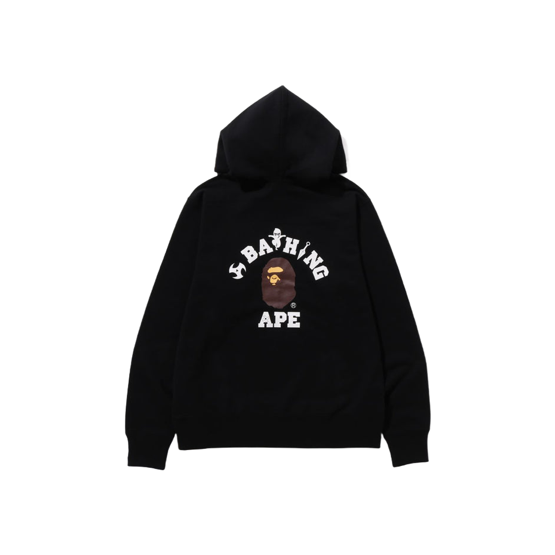 베이프 닌자 컬리지 풀오버 후드 블랙 | BAPE | KREAM