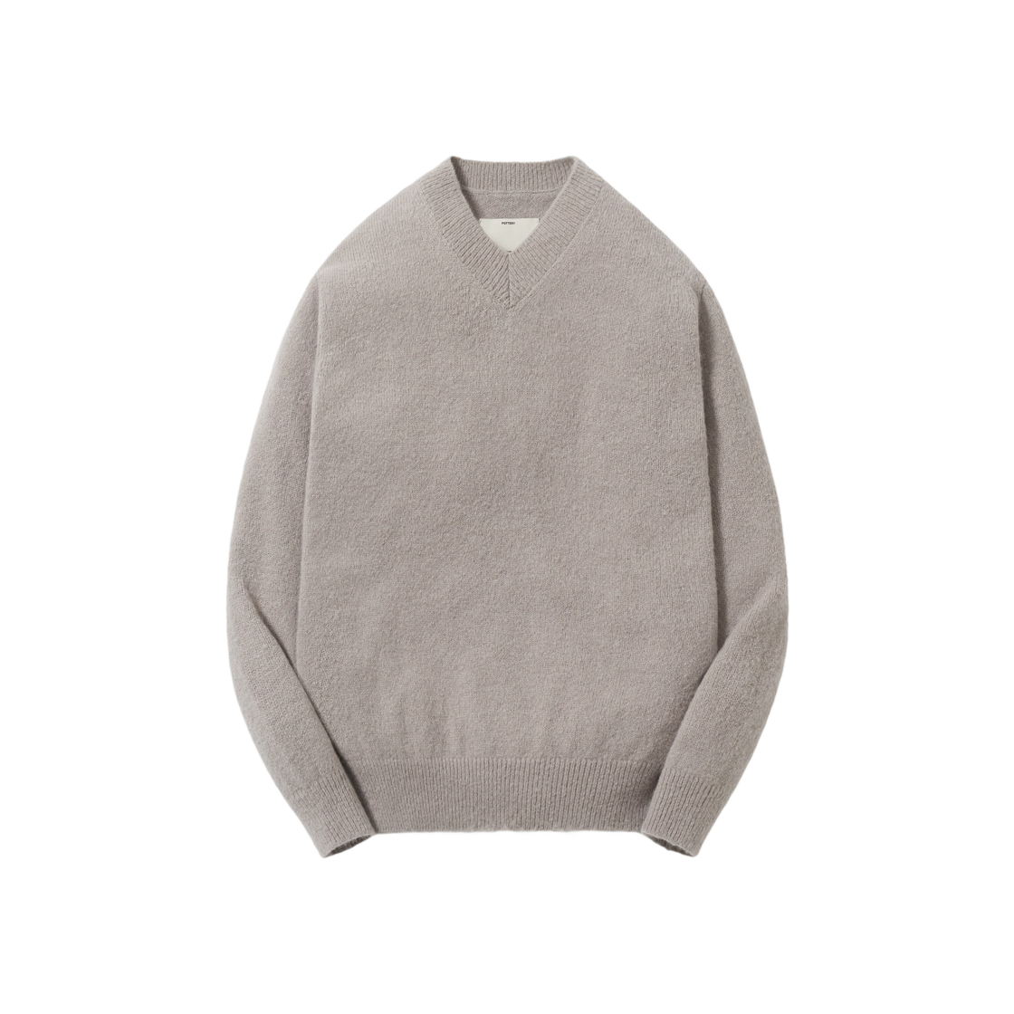 포터리 브이넥 니트 웜 베이지 | Pottery | KREAM