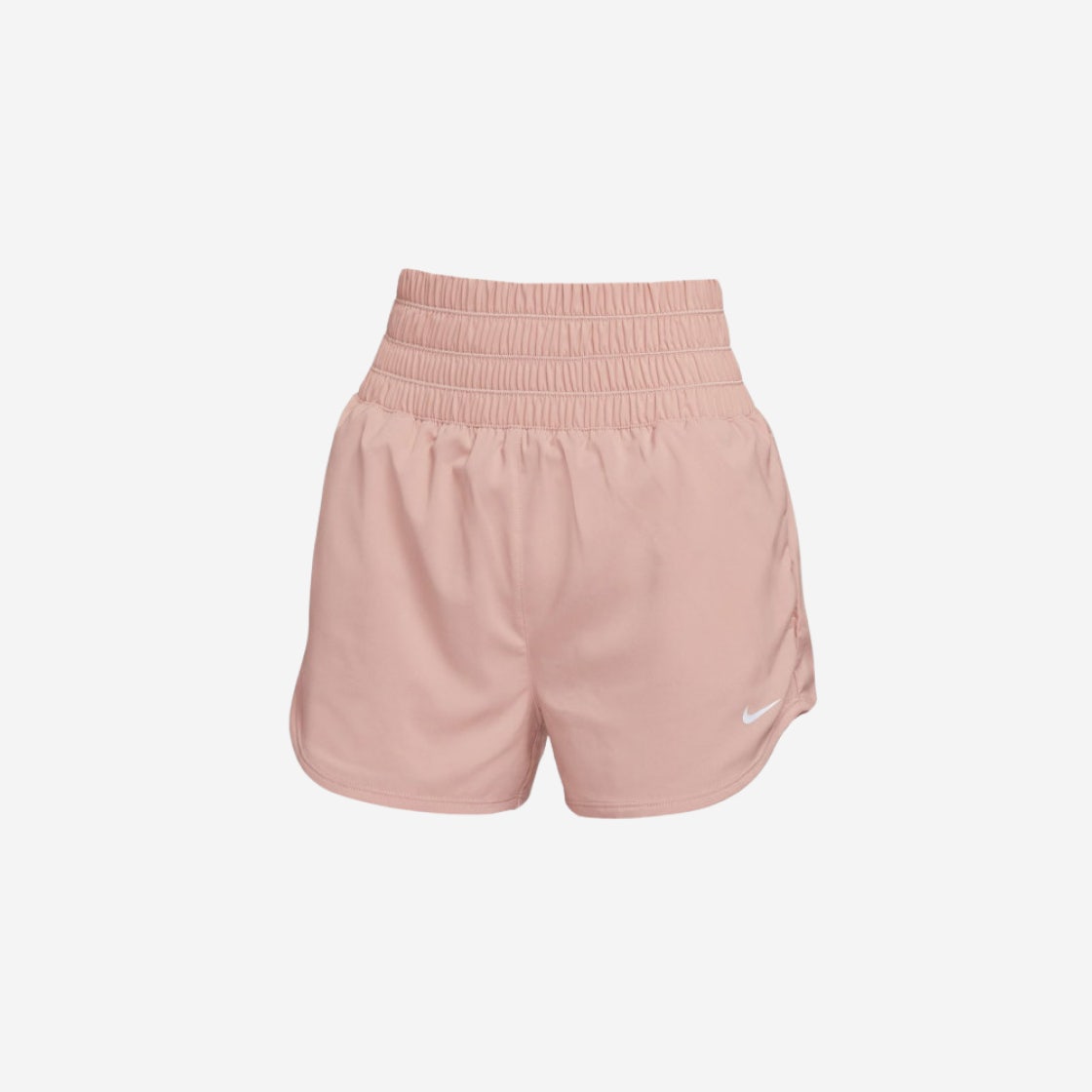 (W) 나이키 드라이핏 원 울트라 하이 웨이스트 3인치 브리프 라인드 쇼츠 레드 스타더스트 - US/EU | Nike | KREAM