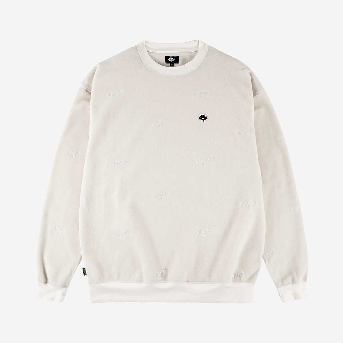 마젠타 스케이트보드 루프 플리스 크루넥 내추럴 | Magenta Skateboards | KREAM