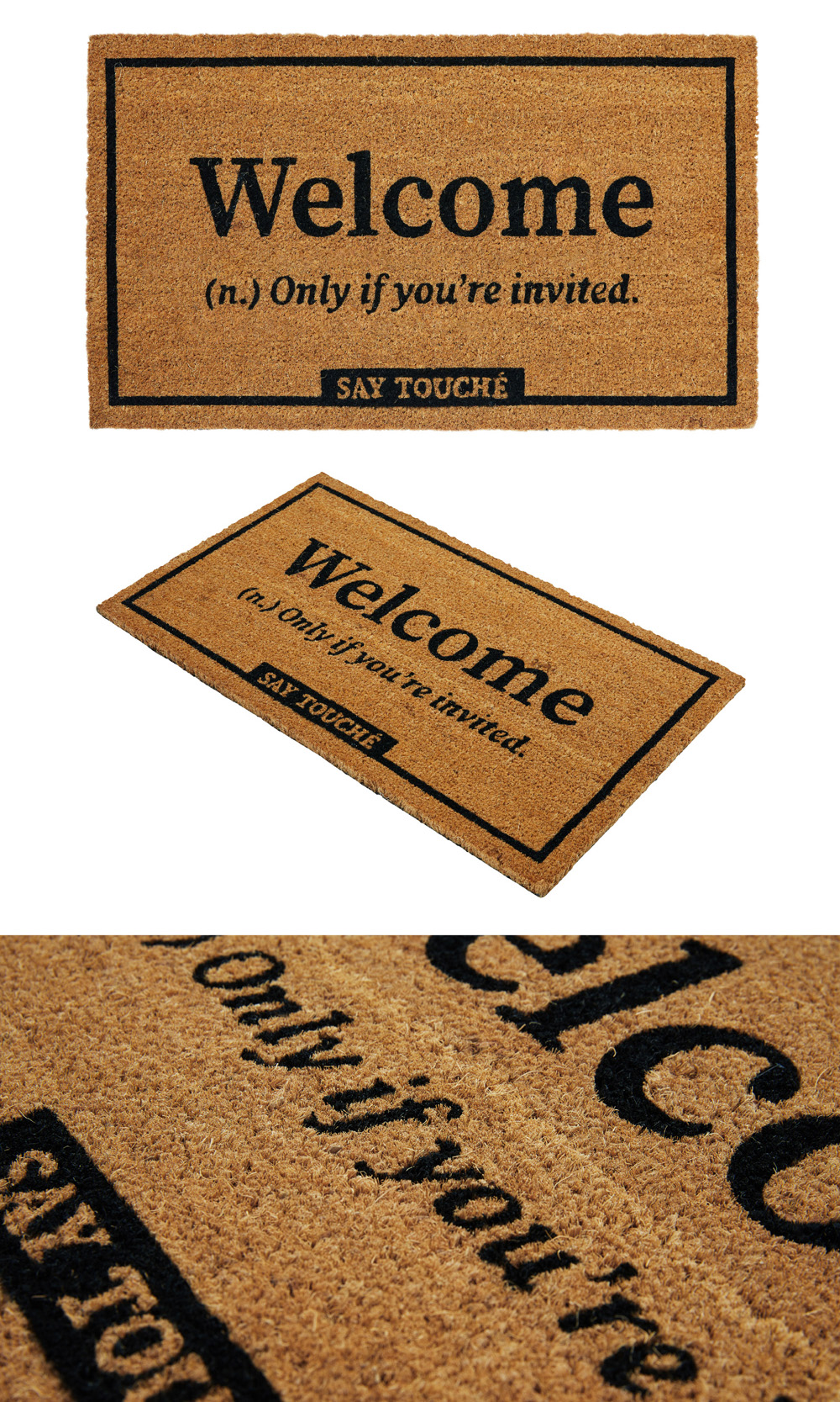 세이투셰 웰컴 매트 카멜 | Say Touche | KREAM