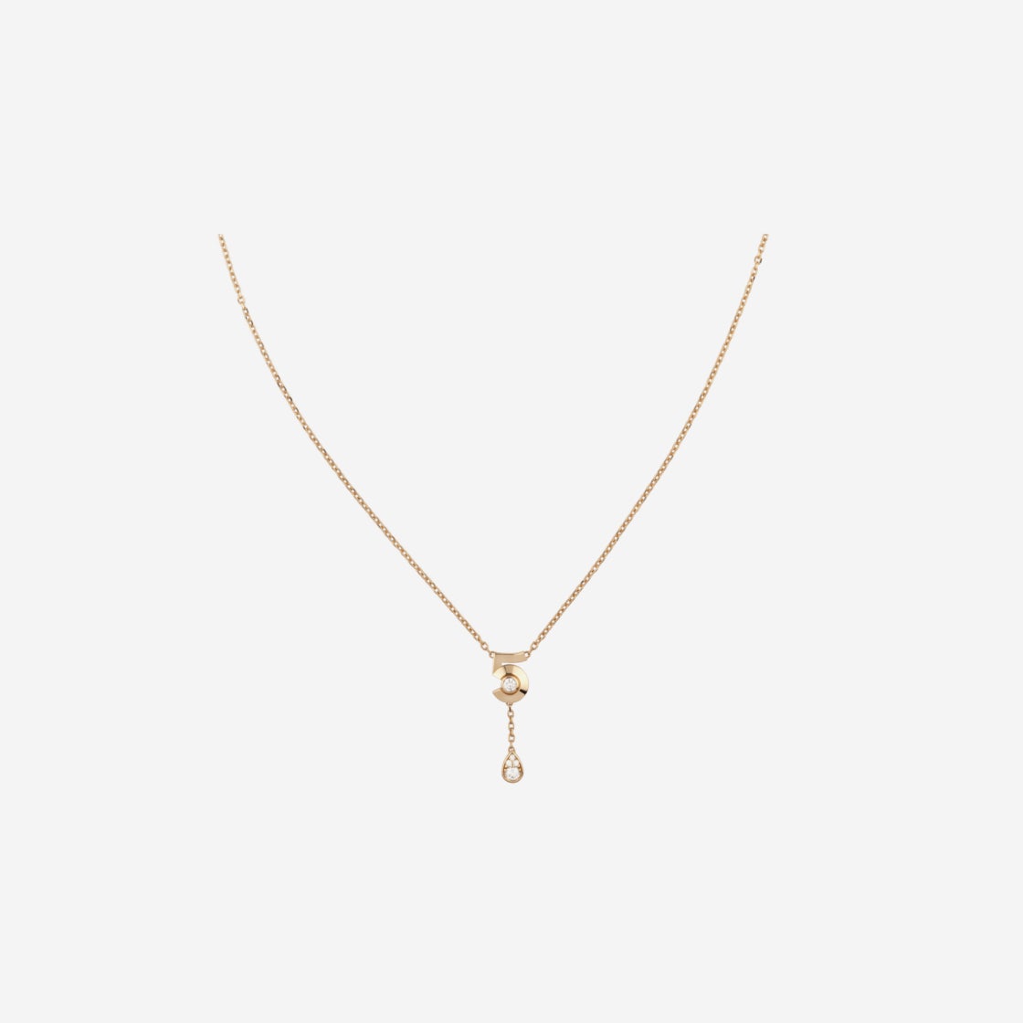 (W) 샤넬 엑스트레 드 넘버5 네클리스 18K 베이지 골드 다이아몬드 | Chanel | KREAM