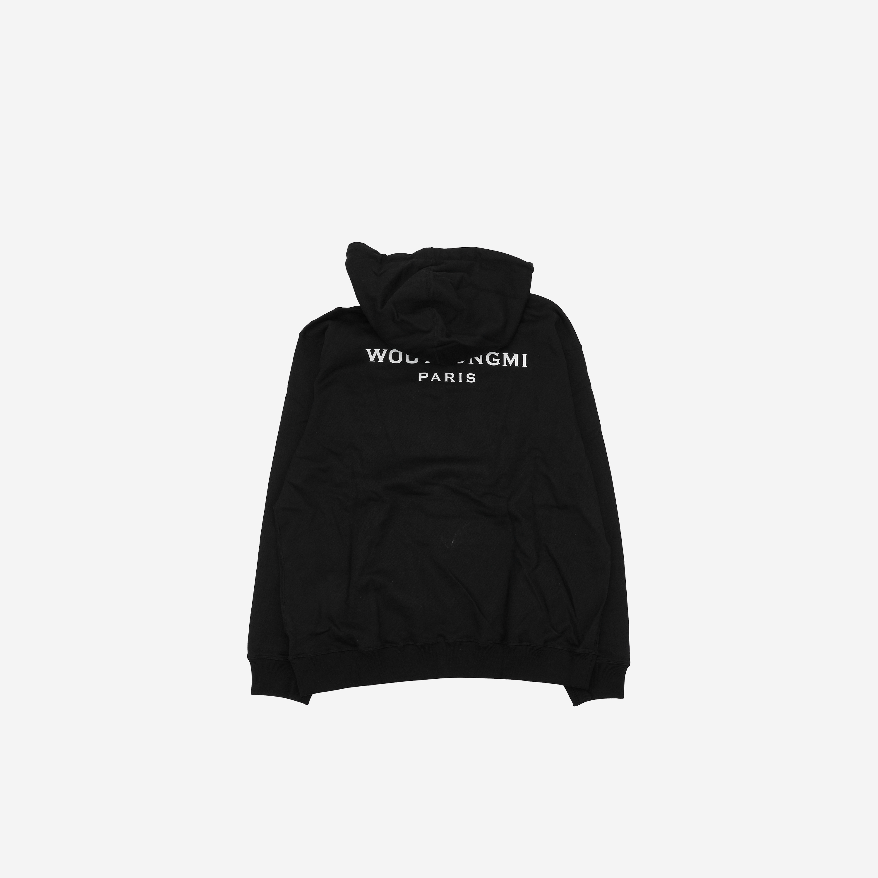 우영미 백 로고 후드 블랙 - 23FW | KREAM