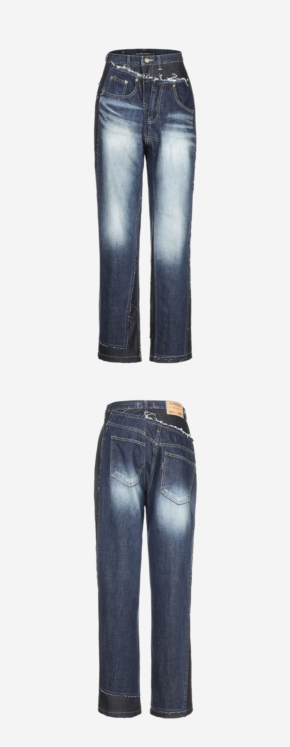 써저리 30도 진 워시드 블루 데님 | Surgery | KREAM