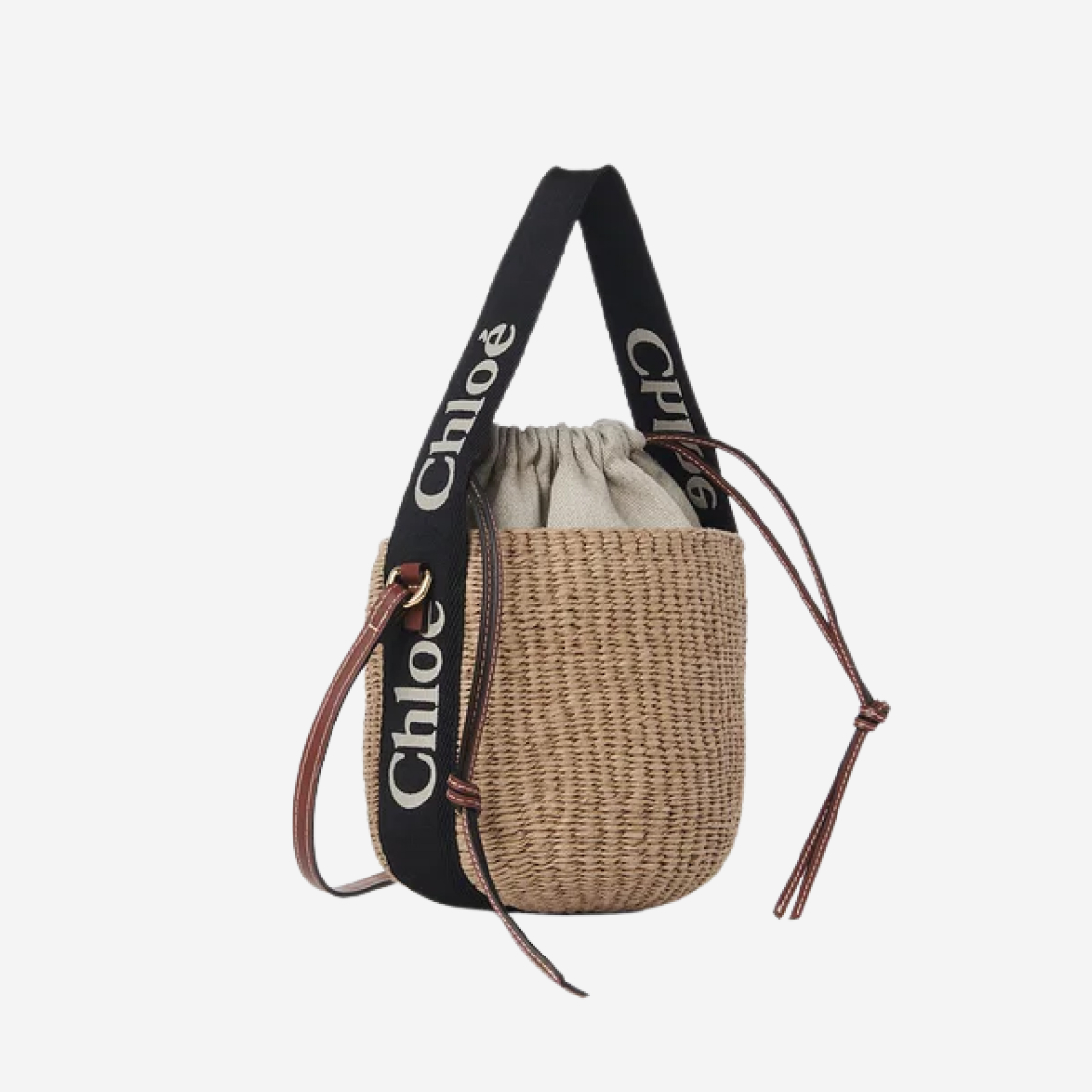 끌로에 스몰 우디 베스킷백 블랙 베이지 | Chloe | KREAM