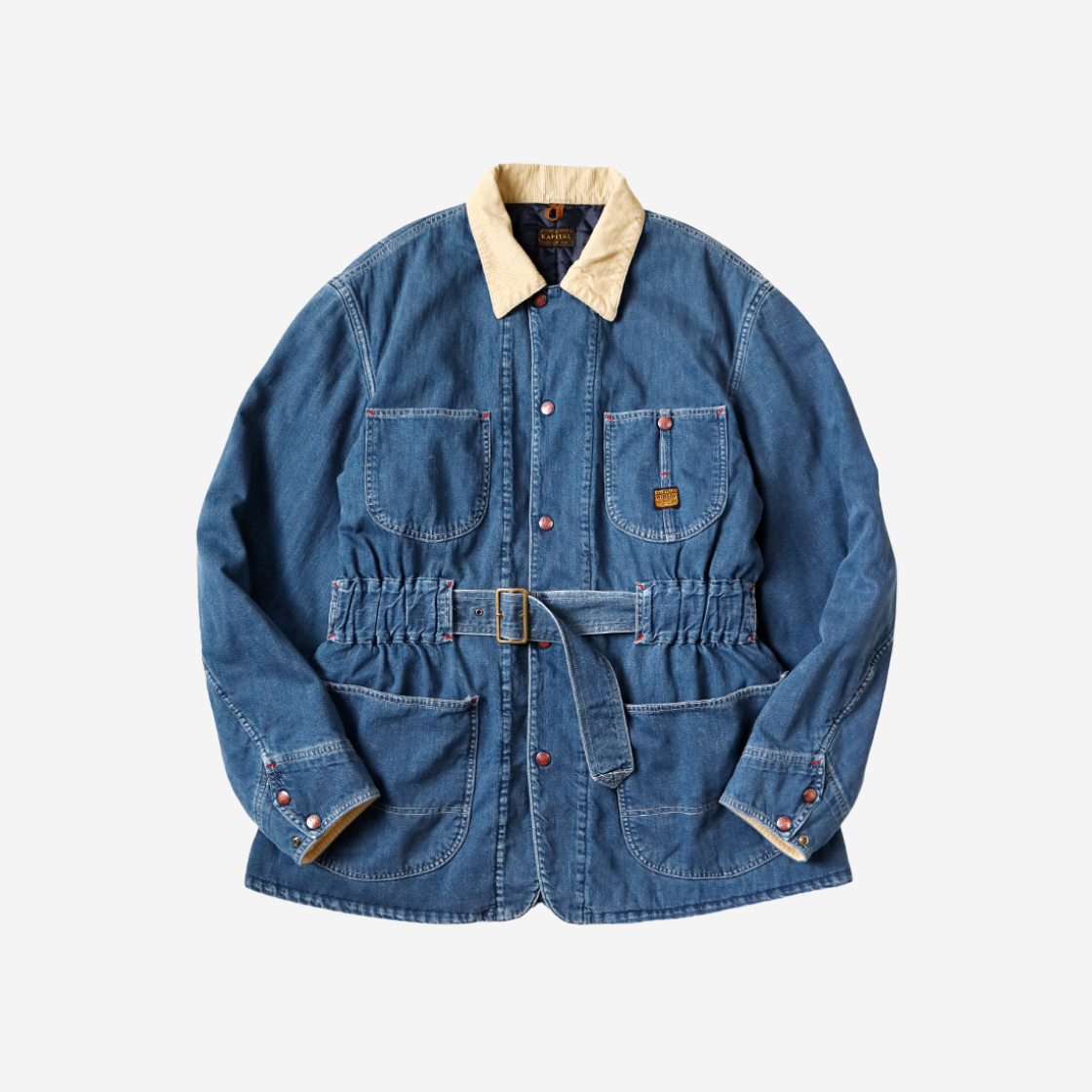 캐피탈 8온즈 데님 프로펠러 커버롤 인디고 | Kapital | KREAM