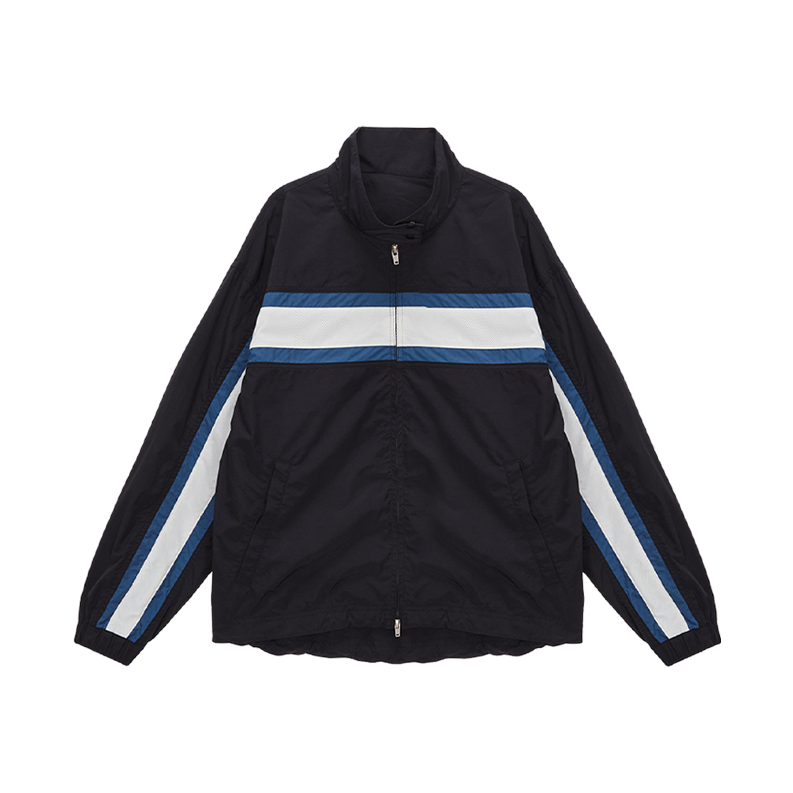 (W) 마뗑킴 메쉬 믹스 레이싱 점퍼 블랙 | Matin Kim | KREAM