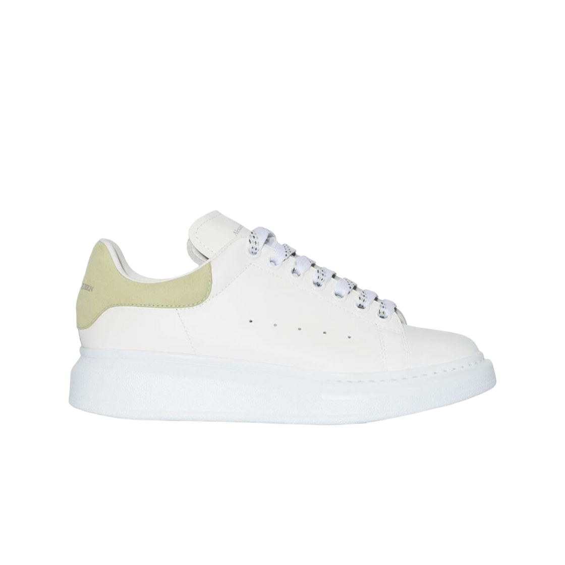 (W) 알렉산더 맥퀸 오버사이즈드 스니커즈 화이트 세이지 | Alexander McQueen | KREAM