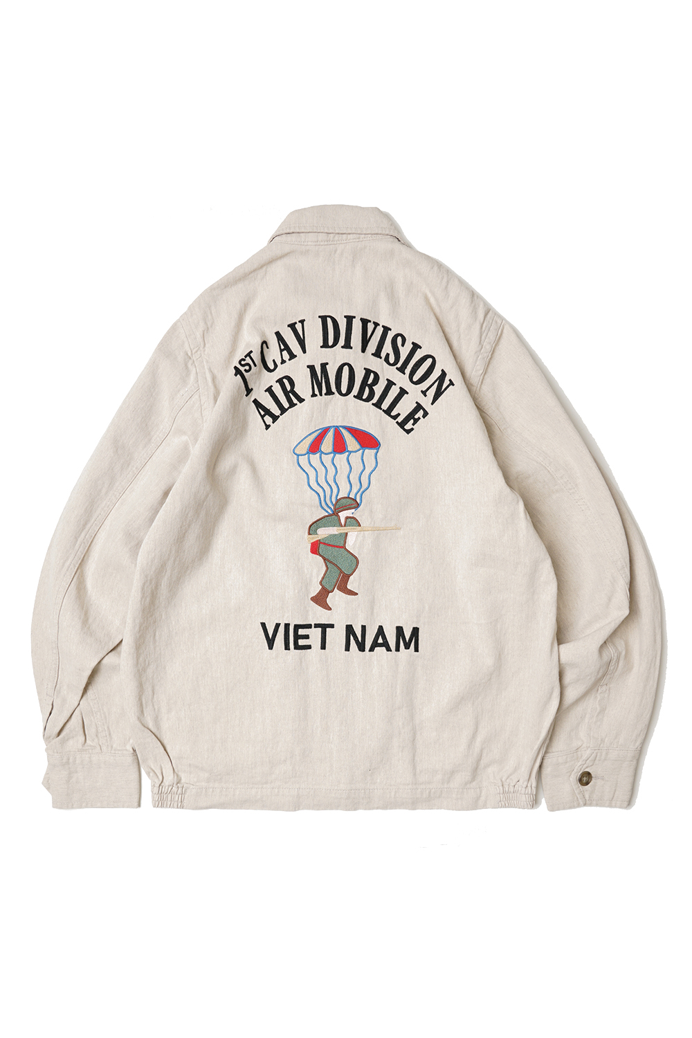 휴스턴 재팬 파라슈트 코튼 린넨 베트남 자켓 내추럴 | Houston Japan | KREAM