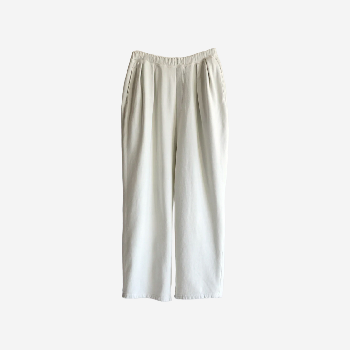 안셀름 턱 스웨트팬츠 화이트 | Ancellm | KREAM