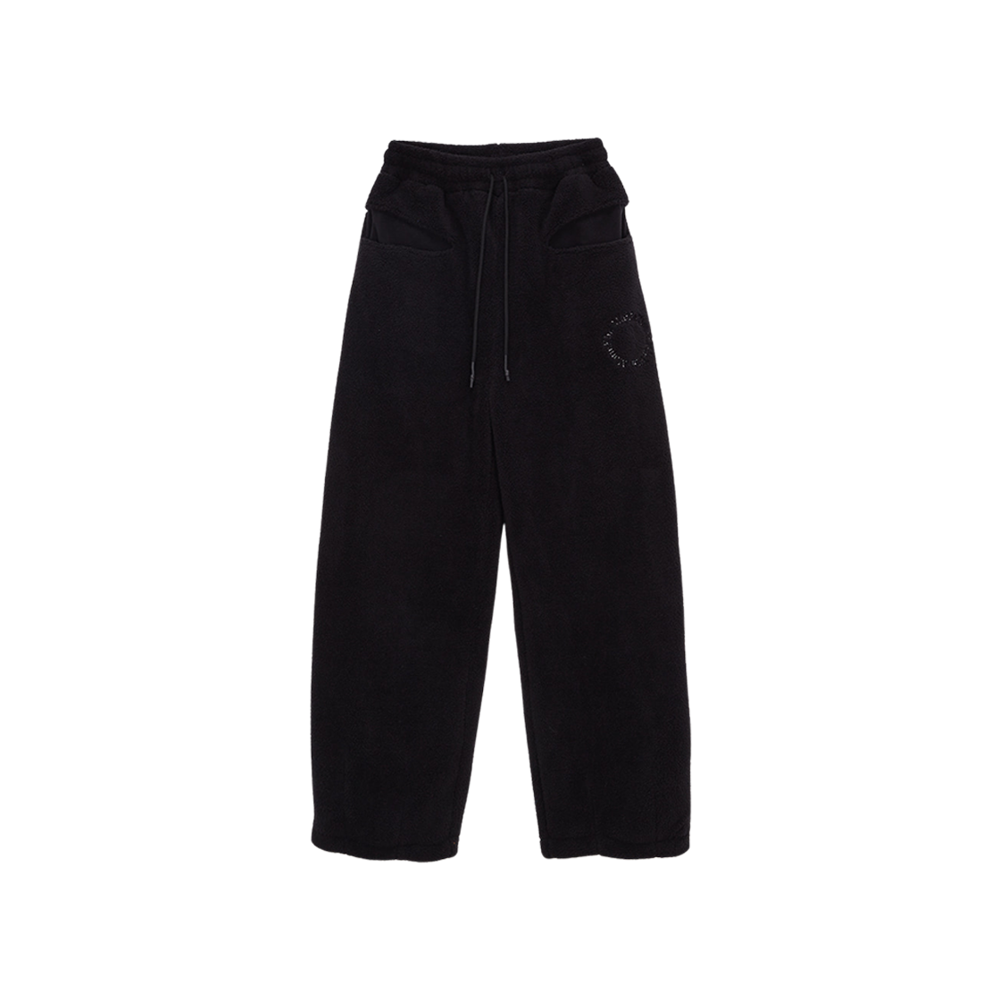(W) 마뗑킴 마뗑 플리스 조거 팬츠 블랙 | Matin Kim | KREAM
