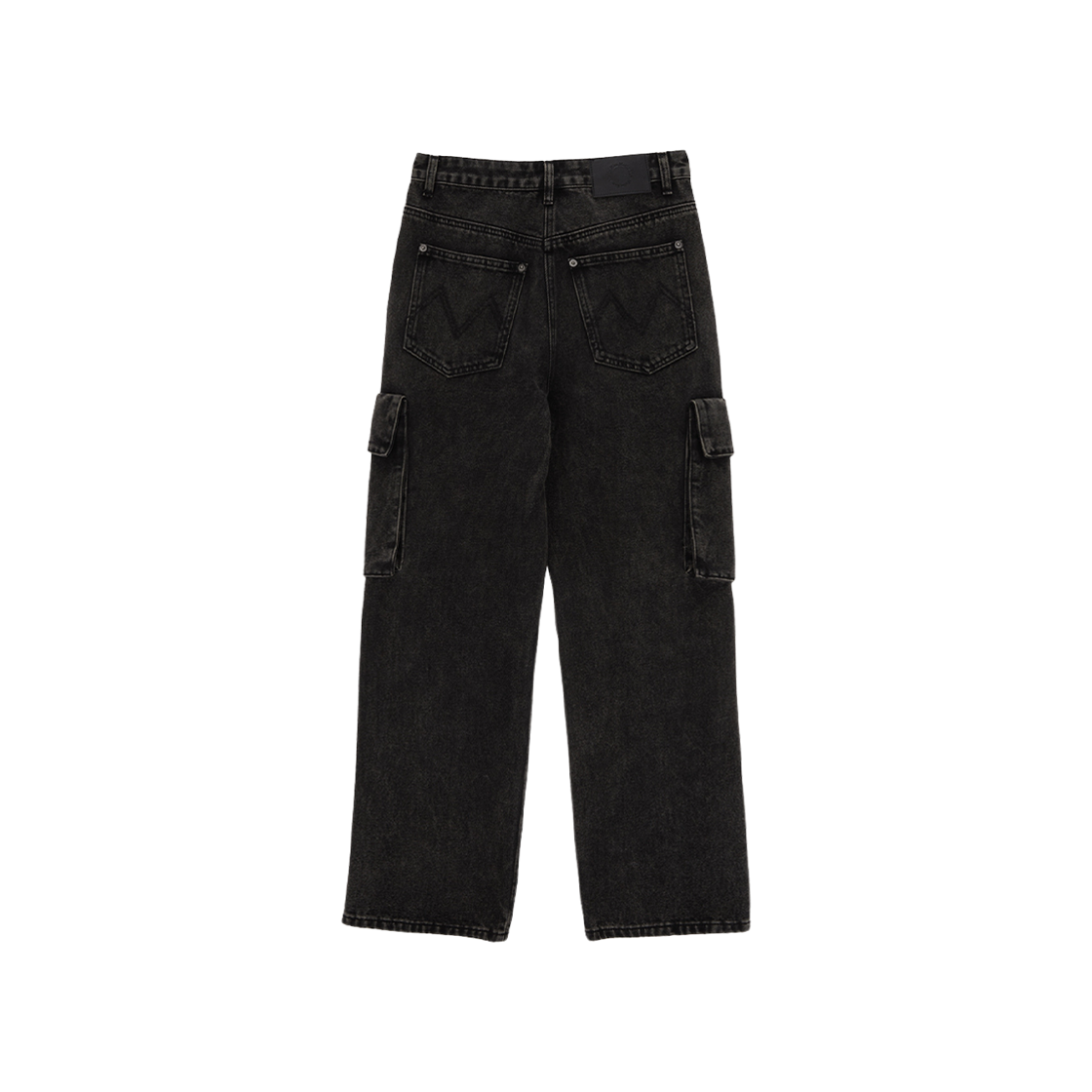 (W) 마뗑킴 빅 포켓 빈티지 카고 데님 팬츠 블랙 | Matin Kim | KREAM