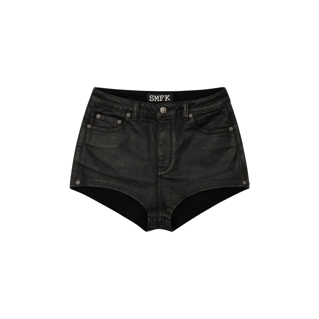 (W) 에스엠에프케이 와일드월드 댄서 스포트라이트 미니 팬츠 블랙 | SMFK | KREAM