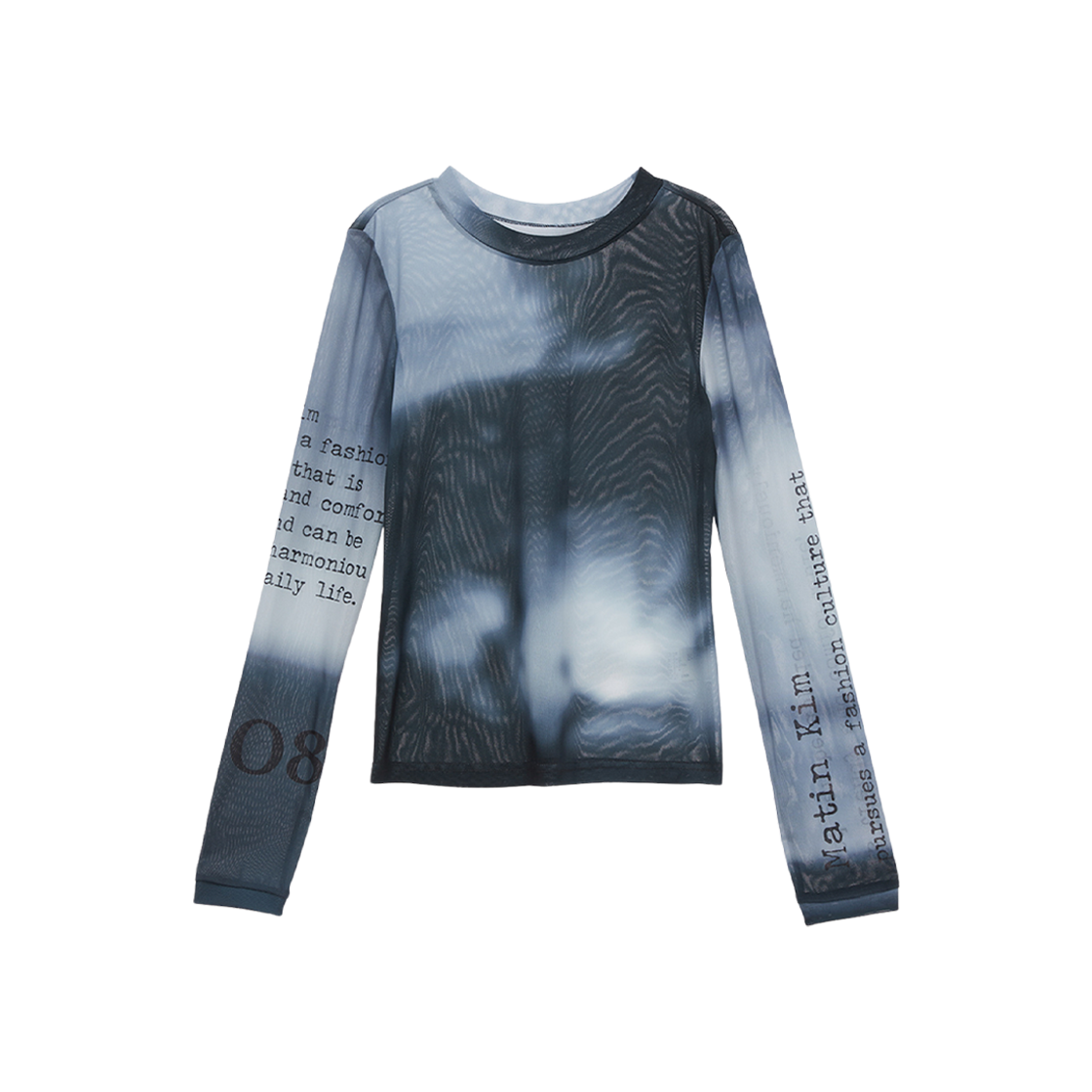 (W) 마뗑킴 몰디브 메쉬 탑 그레이 | Matin Kim | KREAM