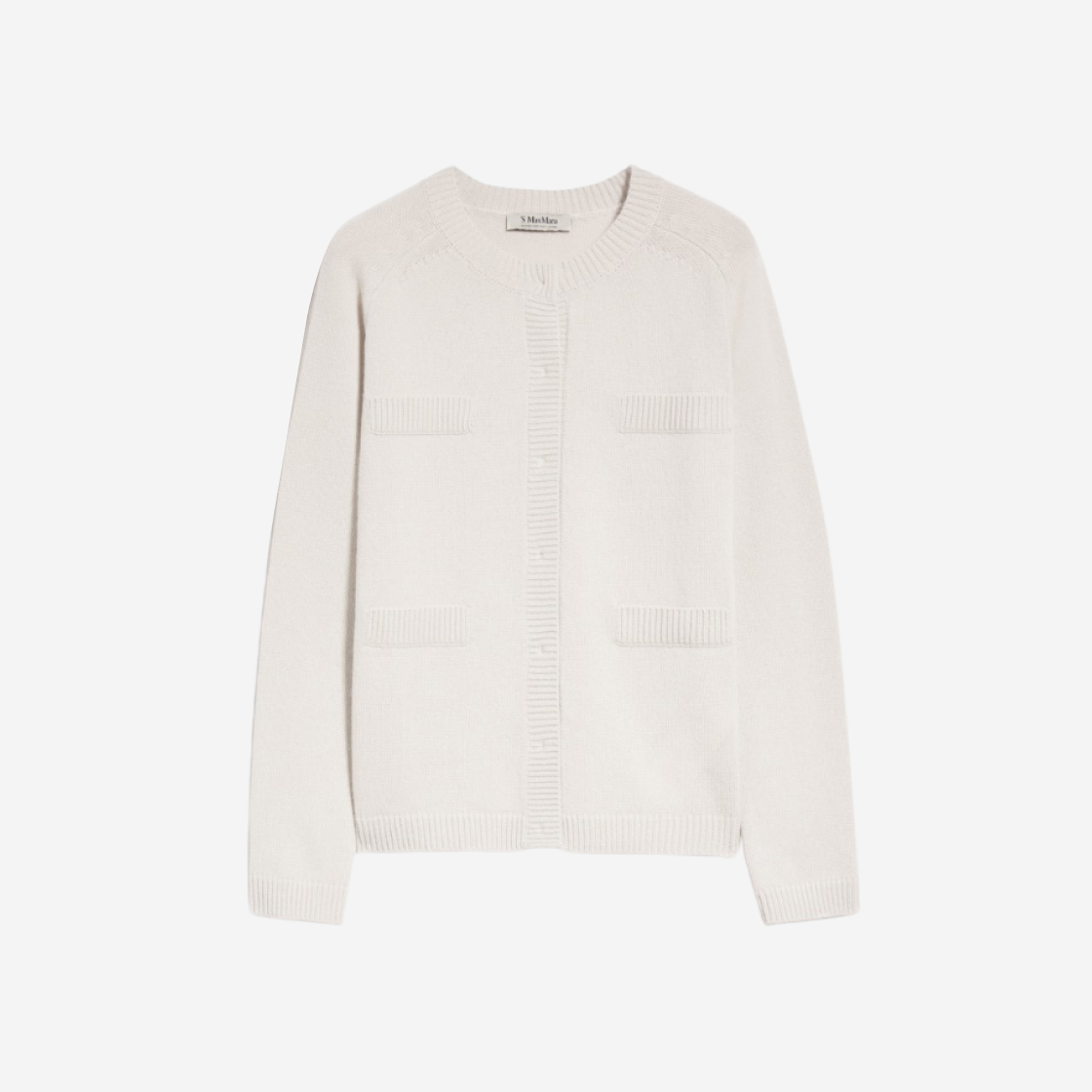 W S 막스마라 에스타테 울 가디건 에크루 Max Mara Kream