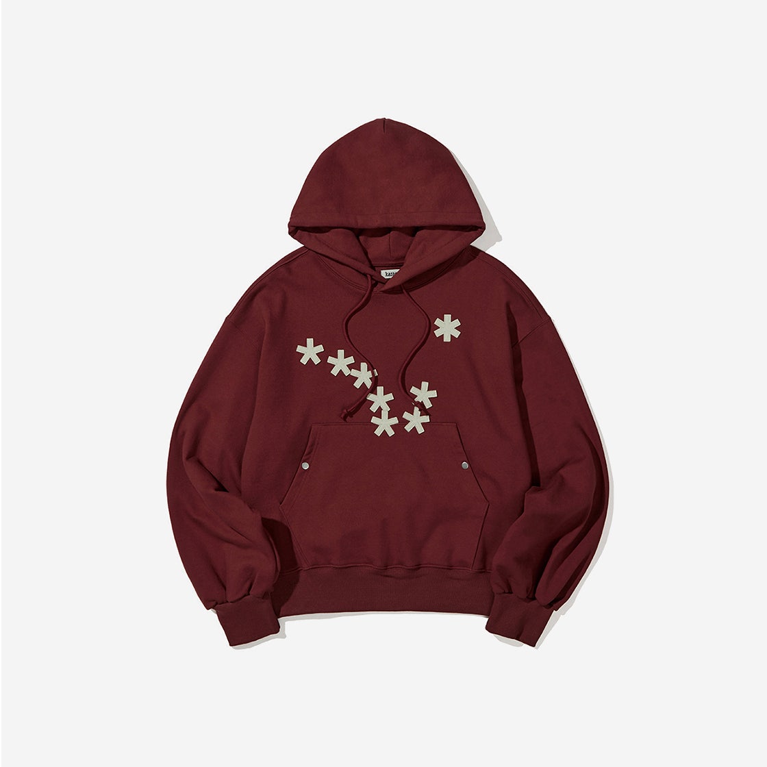 카락터 디퍼 로고 후드 딥 레드 | Karactor | KREAM