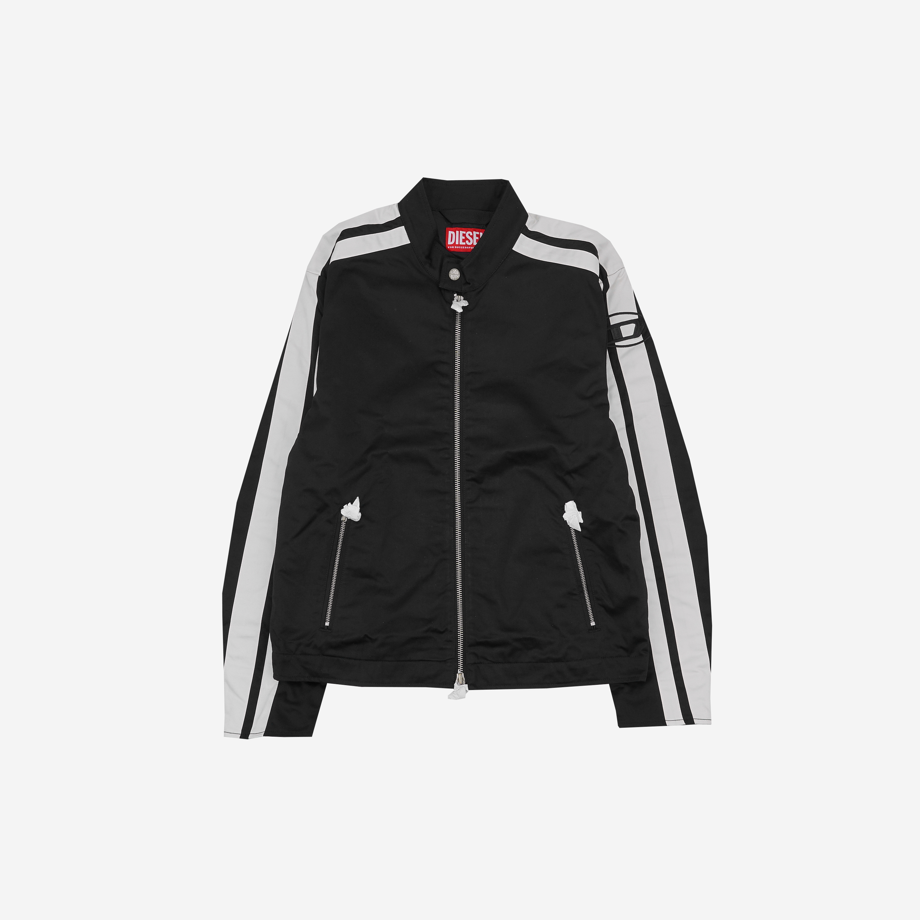 디젤 J-베크 바이커 자켓 블랙 | KREAM