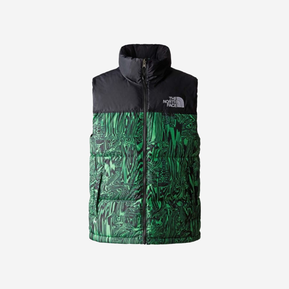 노스페이스 1996 레트로 눕시 베스트 블랙 그린 | The North Face | KREAM