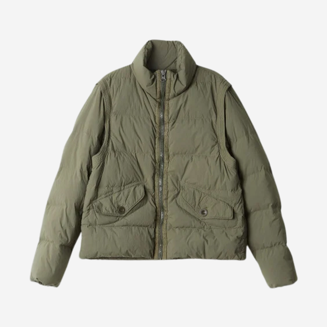 텐씨 오스트랄 다운 베스트 자켓 올리브 | Ten C | KREAM