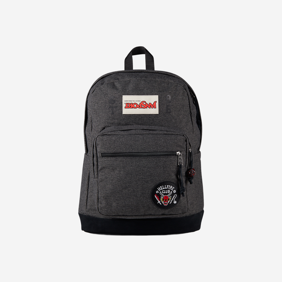 잔스포츠 X 기묘한 이야기 라이트팩 백팩 헬파이어 블랙 Jansport Kream
