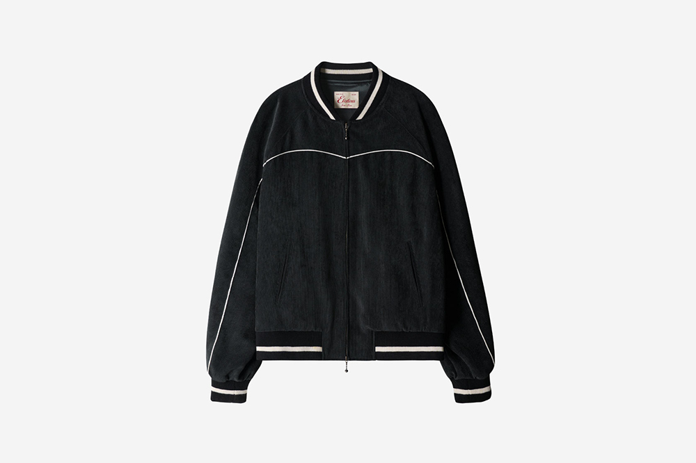 이티씨이 코듀로이 래글런 자켓 블랙 | ETCE | KREAM